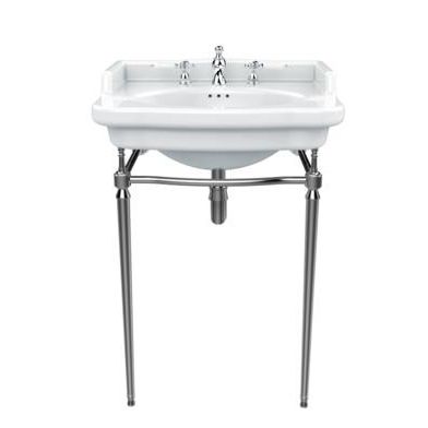 Console pour lavabo en chrome - WSABVIC - HERITAGE BATHROOMS