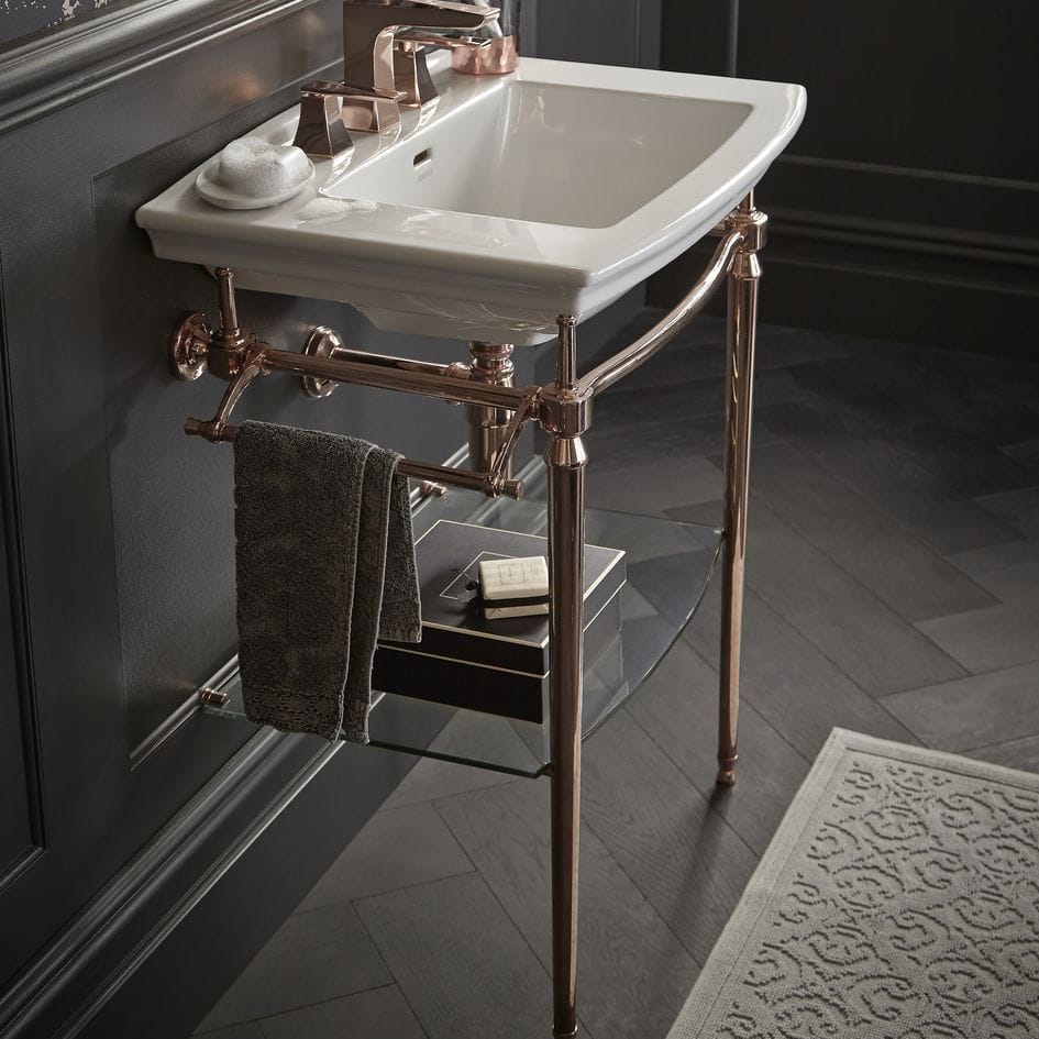 Console pour lavabo en métal - WSABBLERG - HERITAGE BATHROOMS