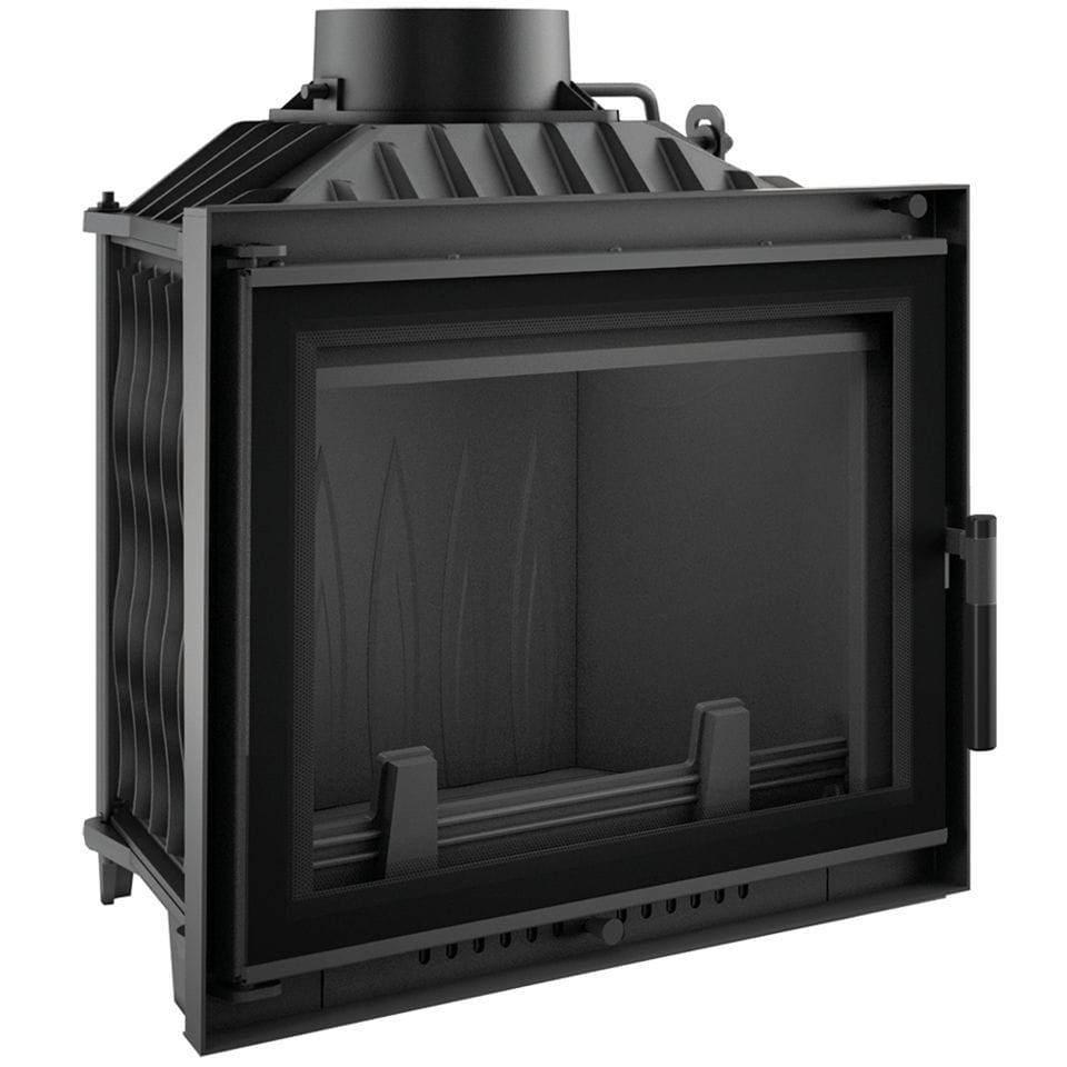Insert de cheminée central - ANTEK/DECO - KRATKI - à bois / en acier ...
