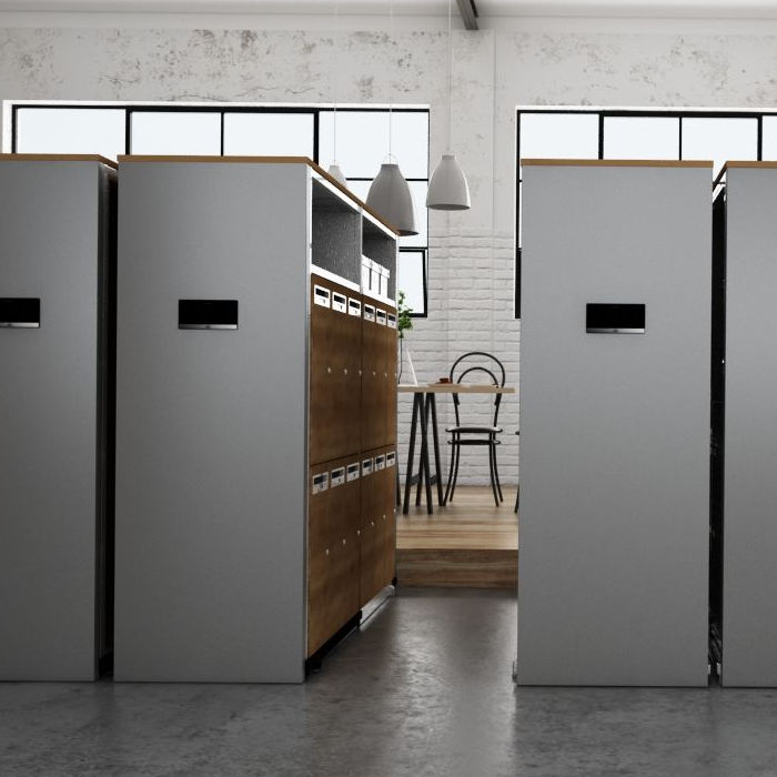 Rayonnage mobile pour stockage - COMPACTUS XT® - Bruynzeel Storage ...