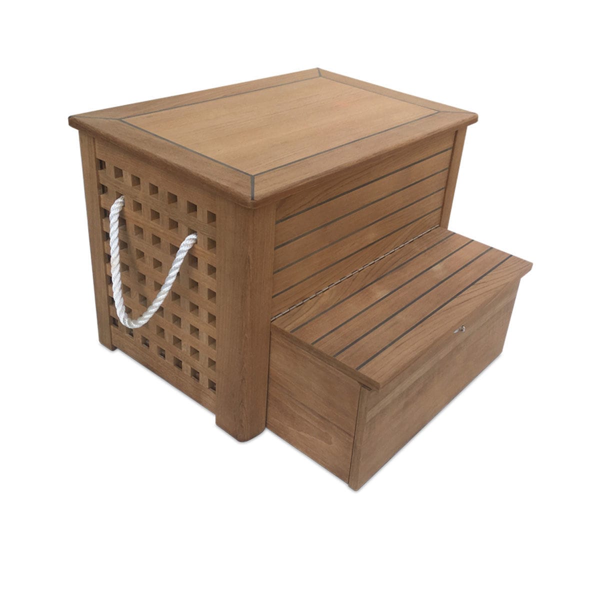 Marche en teck - STEP Storage Chest - Valdenassi