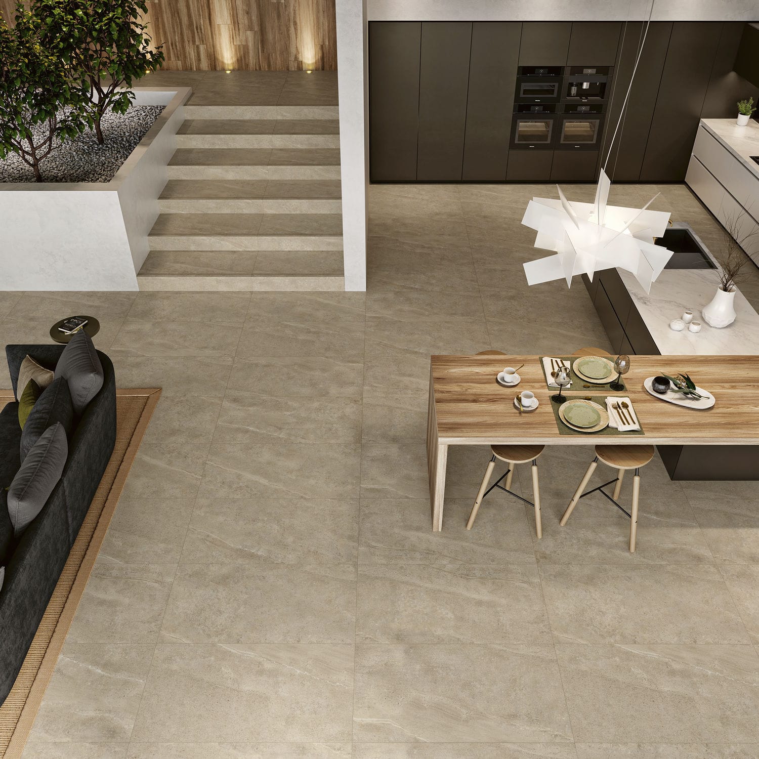 Carrelage en céramique - LAVASTONE - revigres - mat / à relief / d ...