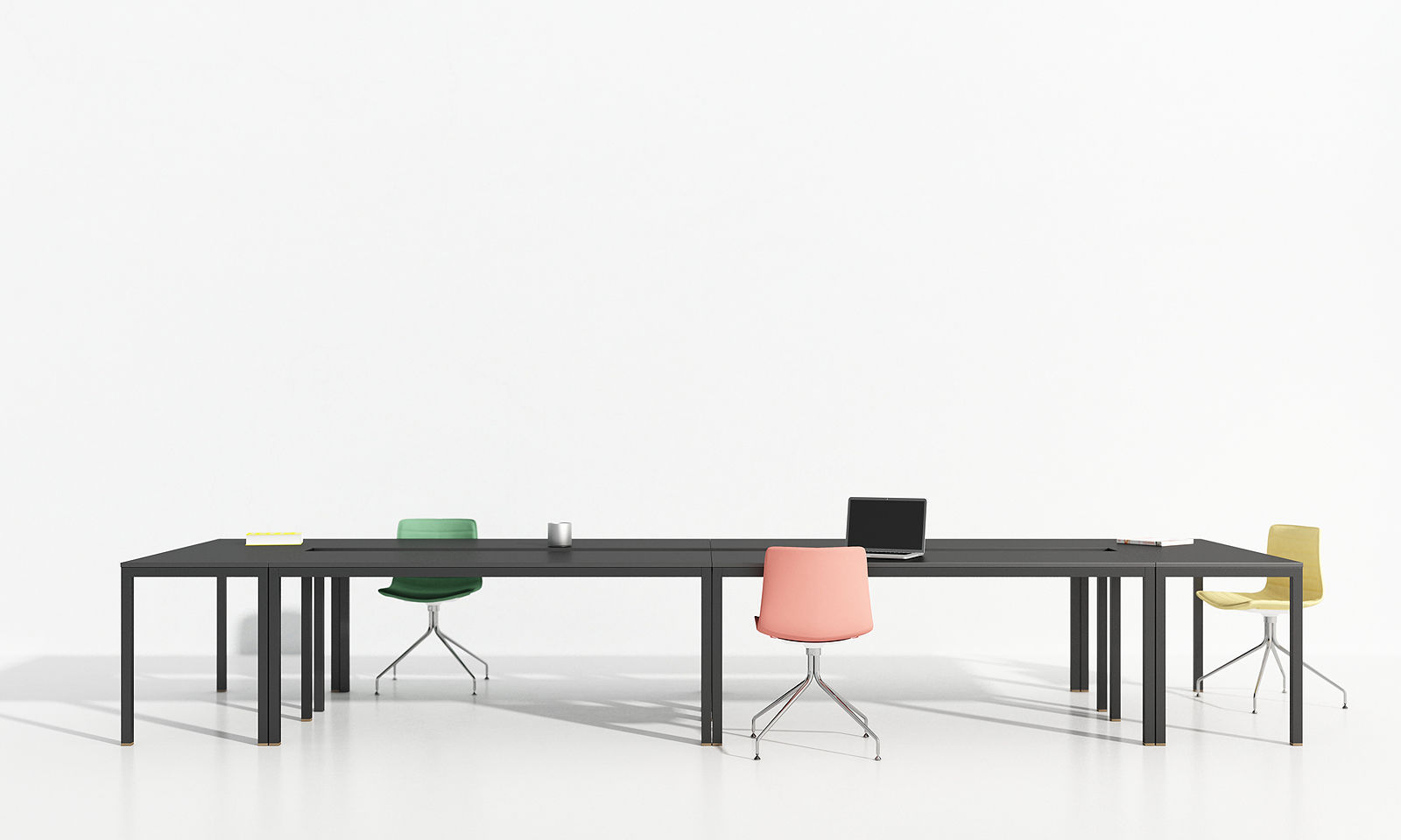 Table de réunion contemporaine - ARM - Iduna S.A. - en stratifié / avec ...