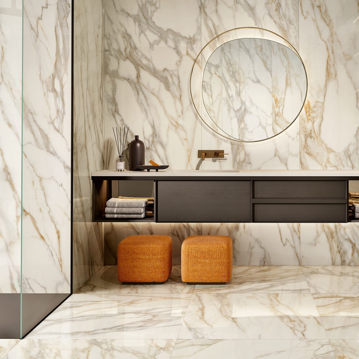 Carrelage en grès cérame - LINEA ENDLESS - MARGRES - poli / brillant ...