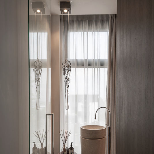 Suspension - DRIP SINGLE - Serip - en bronze / en verre / contemporaine