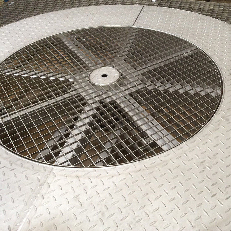 Caillebotis en inox - PRESS-LOCKED - JK TECHNIC - pour passerelle ...