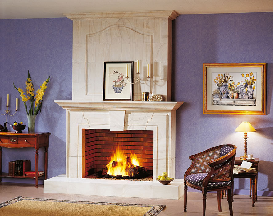 Habillage de cheminée classique - CHANTECLAIR - Richard le Droff - en ...