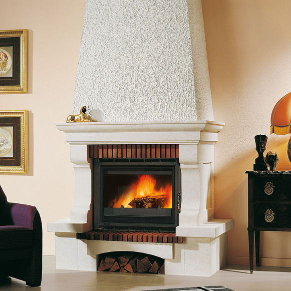 Habillage de cheminée classique - MAZELLE - Richard le Droff - en pierre