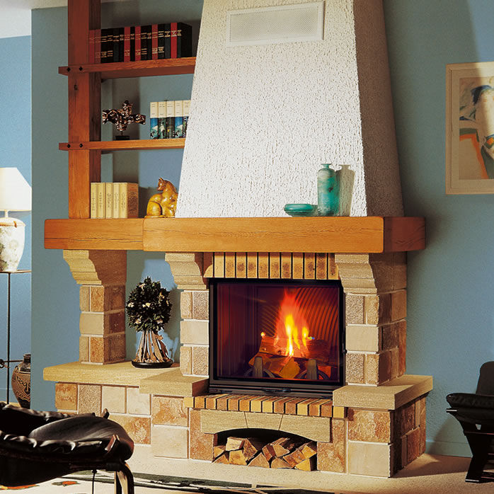 Habillage de cheminée classique - SIRRHA - Richard le Droff - en pierre ...