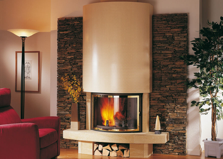 Foyer fermé à bois / à 1 face / en fonte - 4601 ELBS - Richard le Droff