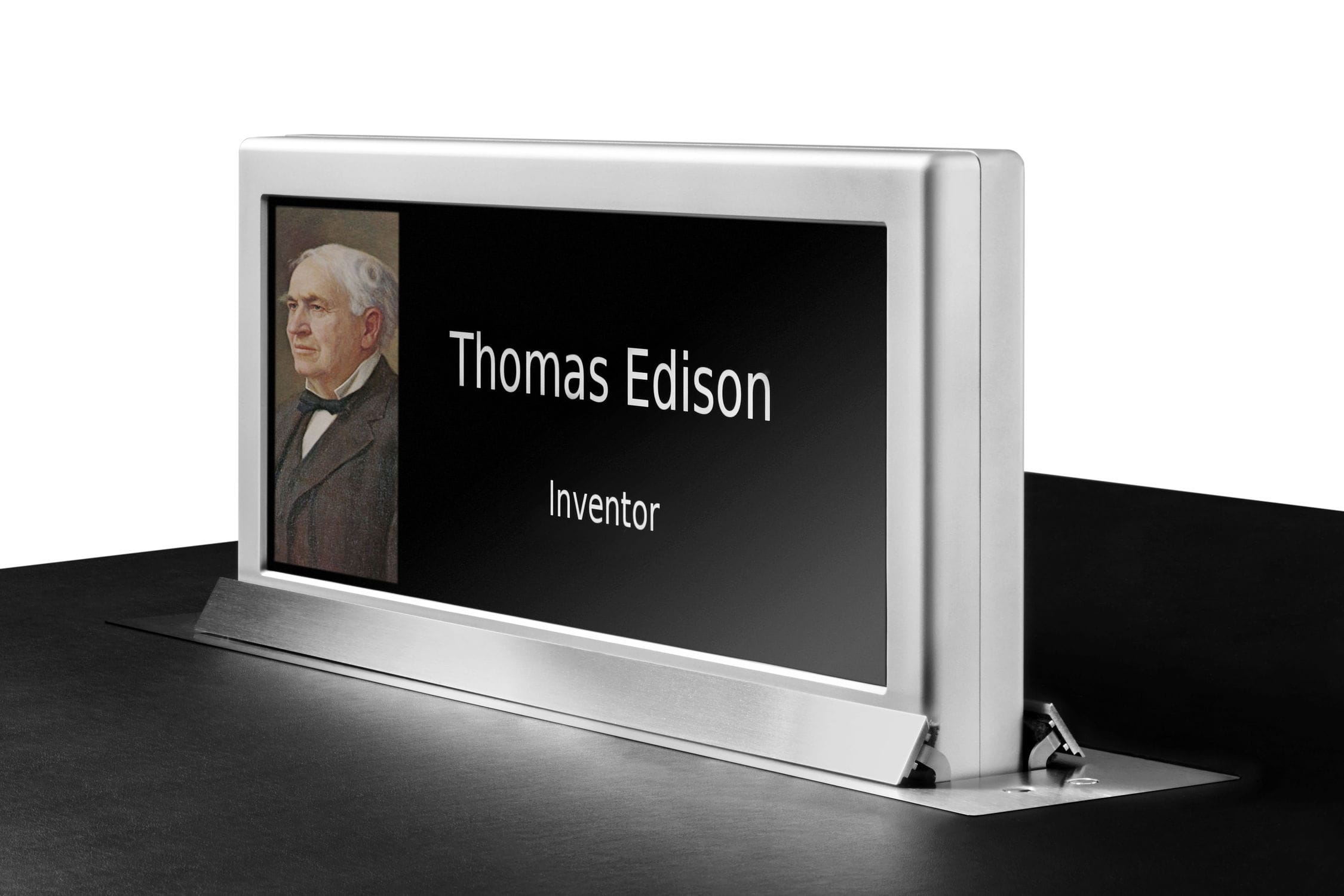 Écran tactile pour table de conférence - DYNAMICSIGNATUREDISPLAY ...