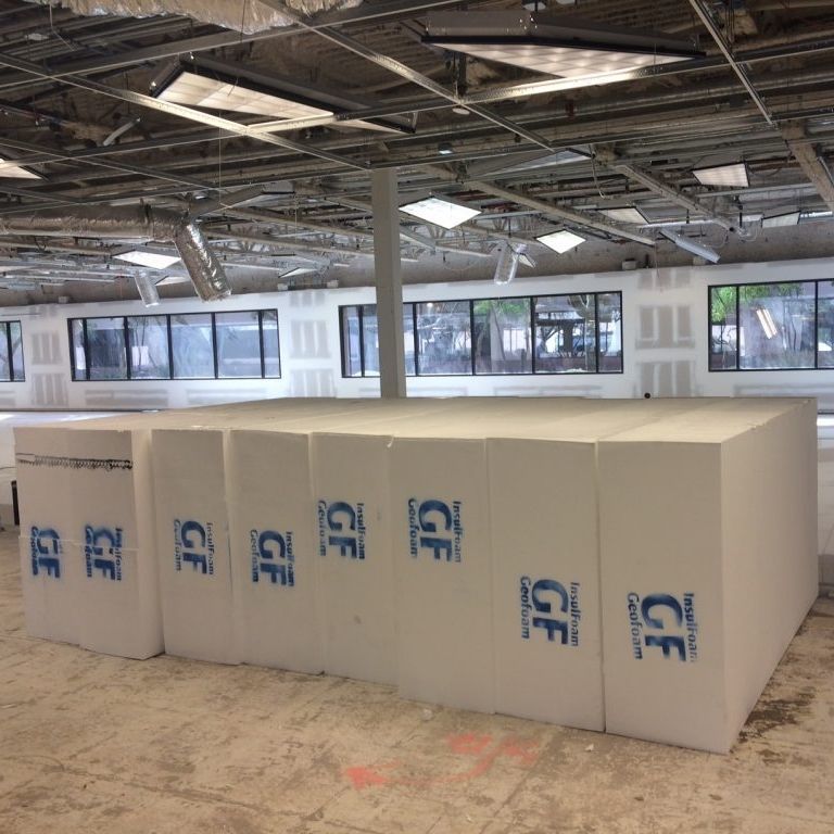 Isolant thermique - Geofoam - Insulfoam - en polystyrène extrudé / pour ...