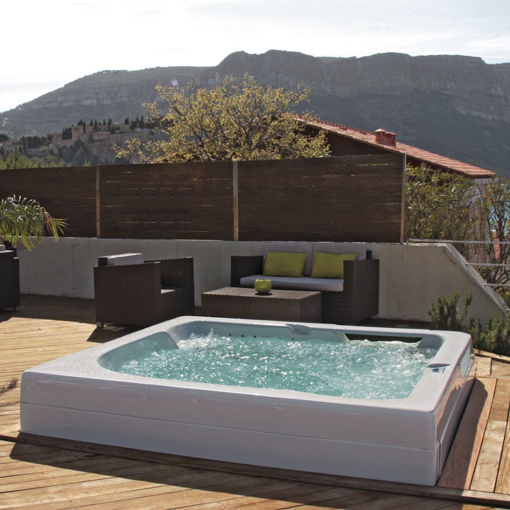 Spa hors-sol - URBAN 2 - Spa PEIPS - encastrable / carré / 5 places