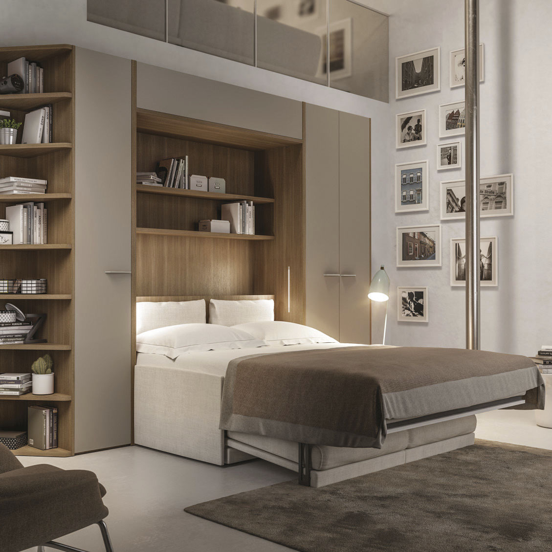 Lit escamotable - 359 - TUMIDEI - double / contemporain / pour enfant ...