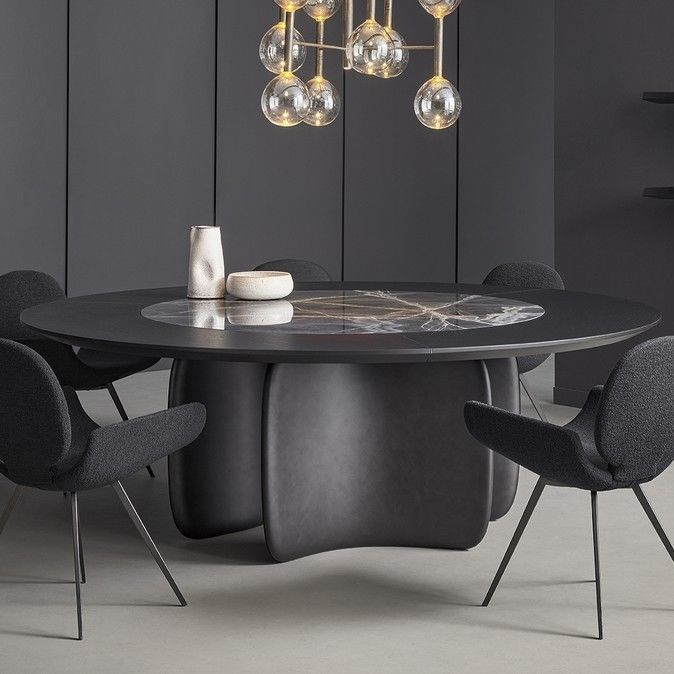 Table à manger contemporaine - Mellow ST - BONALDO - en placage de bois / en noyer / en chêne