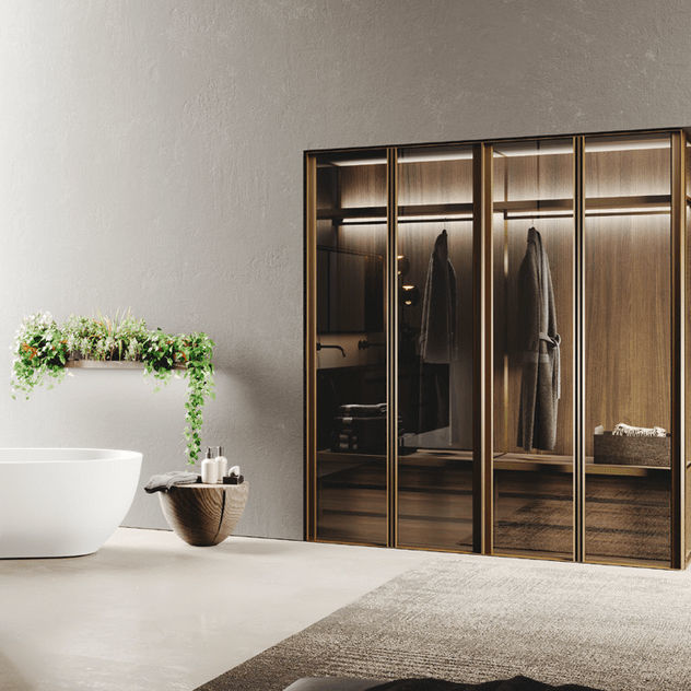 Dressing contemporain - AVOLA GRES - BINOVA S.p.A. - en bois / en verre ...