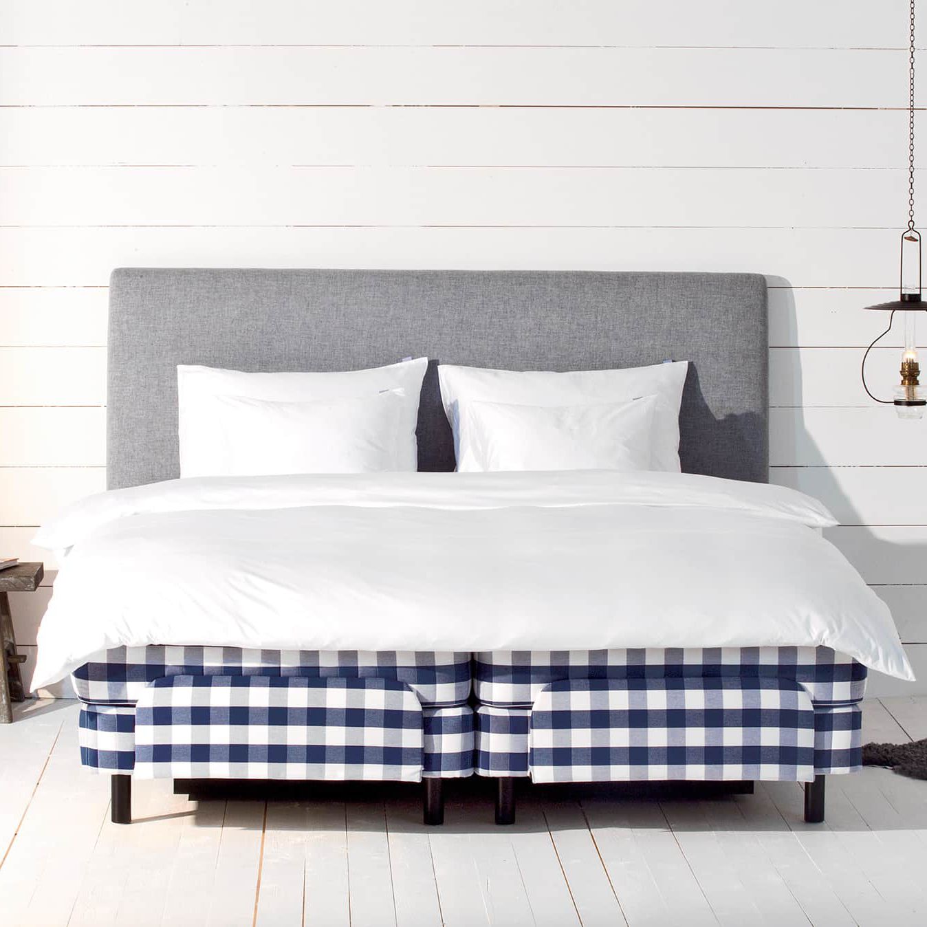 Lit double - ADJUSTABLE® - Hästens - contemporain / tapissé / inclinable