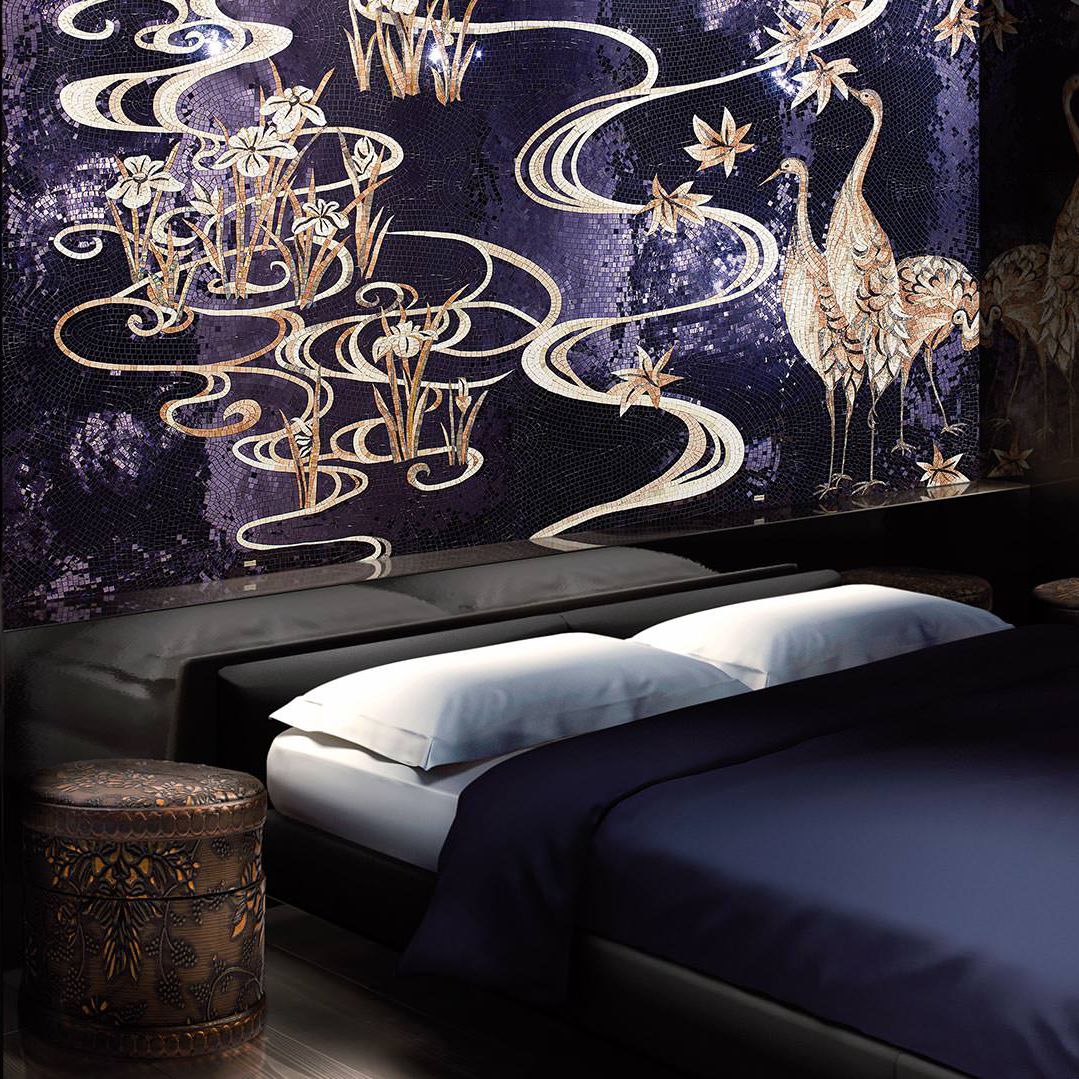 Mosaïque d'intérieur - ORIENTALE - SICIS - murale / en verre / à motif ...