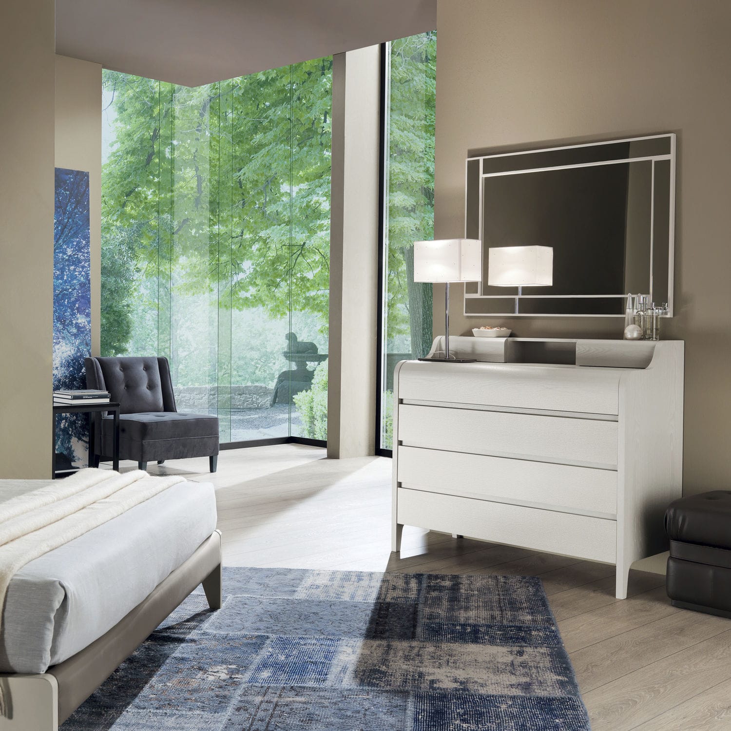 Commode contemporaine - ROSA DUCA - LE FABLIER - en bois laqué / en ...