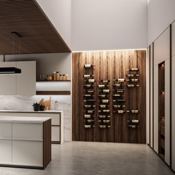 Range-bouteille en HPL - ARENA - MAISTRI - mural