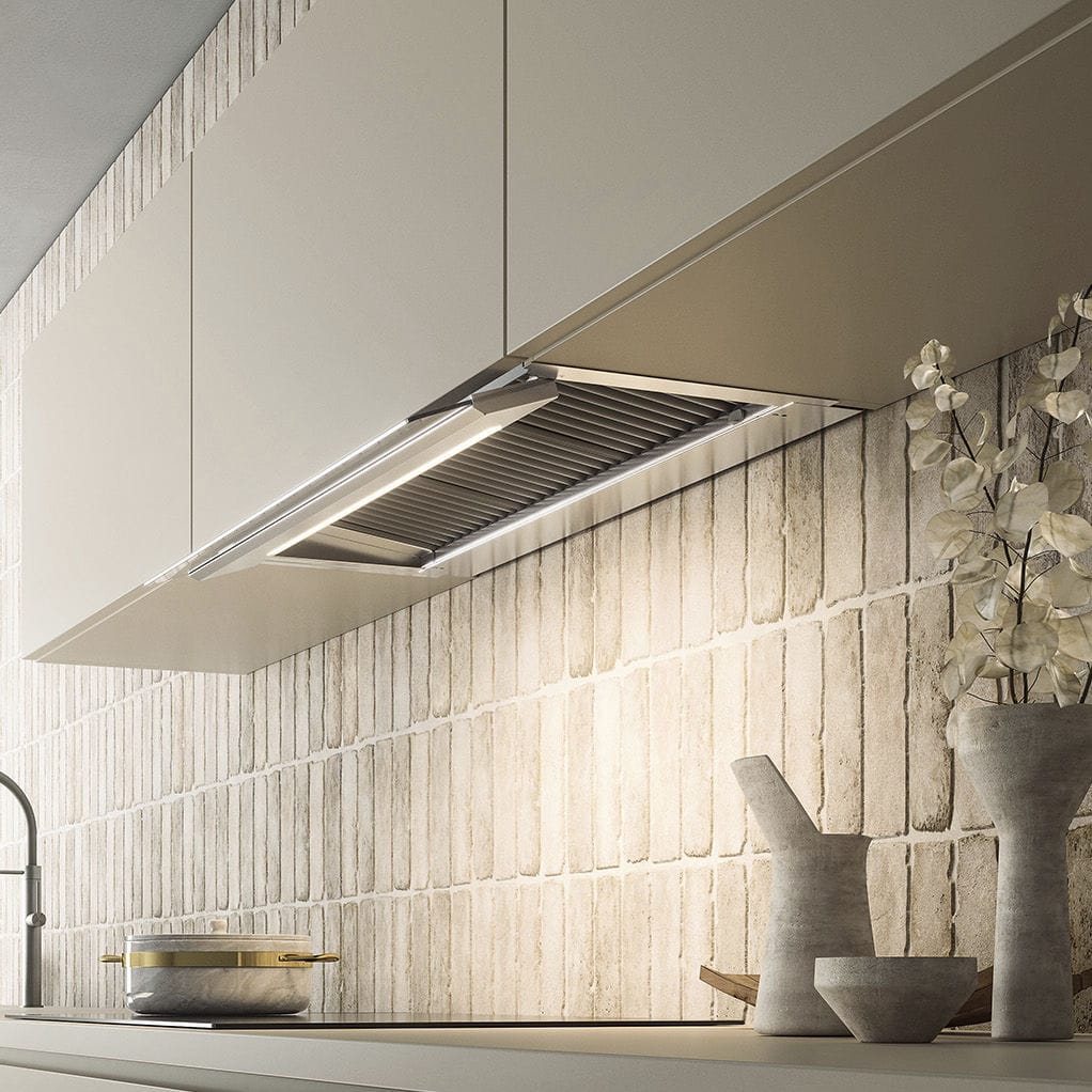 Hotte encastrable - Virgola No-Drop Touch - falmec - avec conduit ...