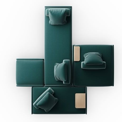 Banquette modulable - LILAS MOSAÏQUE - Gallotti&Radice - contemporaine ...