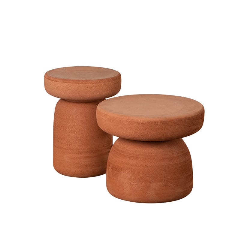 Table basse contemporaine - Tototò - miniforms - en terracotta / avec ...