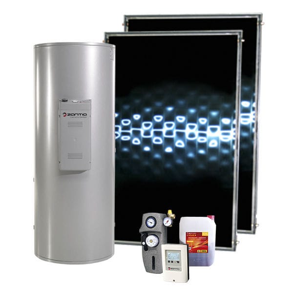 Kit solaire thermique - ZHS - ZANTIA - à circulation forcée