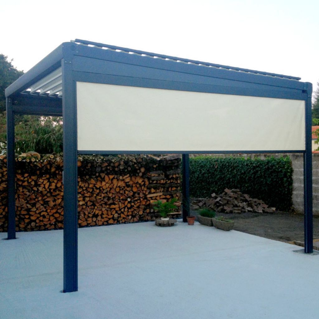 Store enrouleur - ROLLOZIP - MARITON - en toile / d'extérieur ...