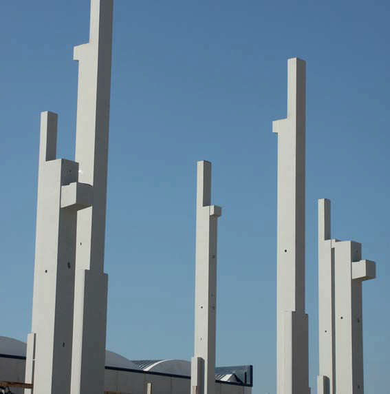 Poteau en béton armé - PRETERSA PRENAVISA - préfabriqué / massif ...