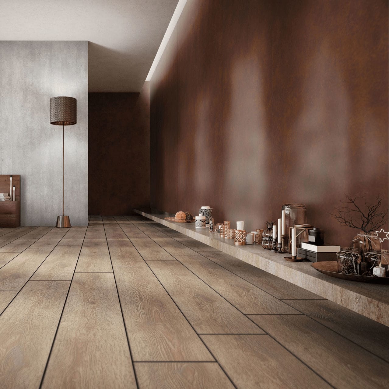 Panneau décoratif. en papier - DM Corten Nature - SIBU DESIGN - en ...