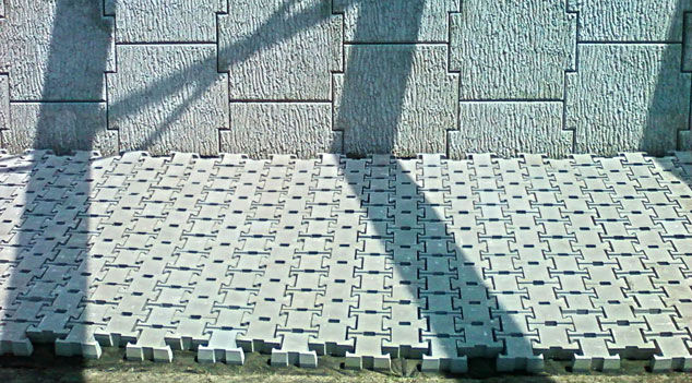 Bloc de béton creux / à emboîtement / pour contrôle de l'érosion ...