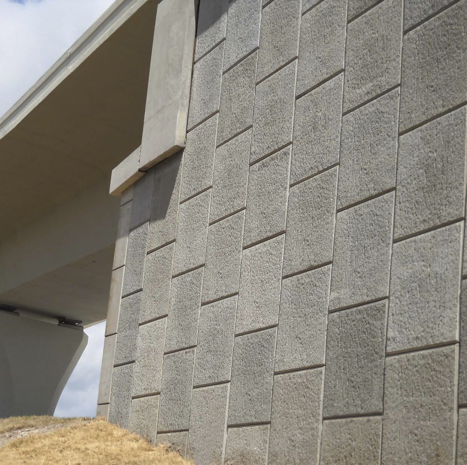 Mur de soutènement en béton - VIST-A MSE - Contech - en éléments ...