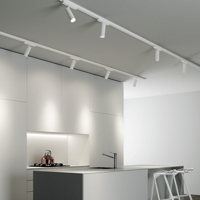 Éclairage sur rail à LED - DALì - Novalux s.r.l. - rond / en métal ...