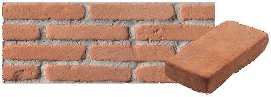 Brique pleine - BORGO VECCHIO : CLASSICI ROSSO - IBL spa - murale / rouge