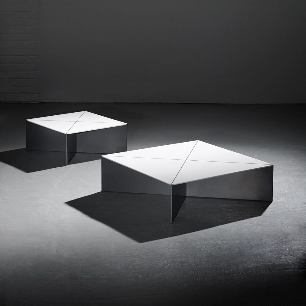 Table basse contemporaine - FOLD - ISOMI - en Solid Surface / carrée ...