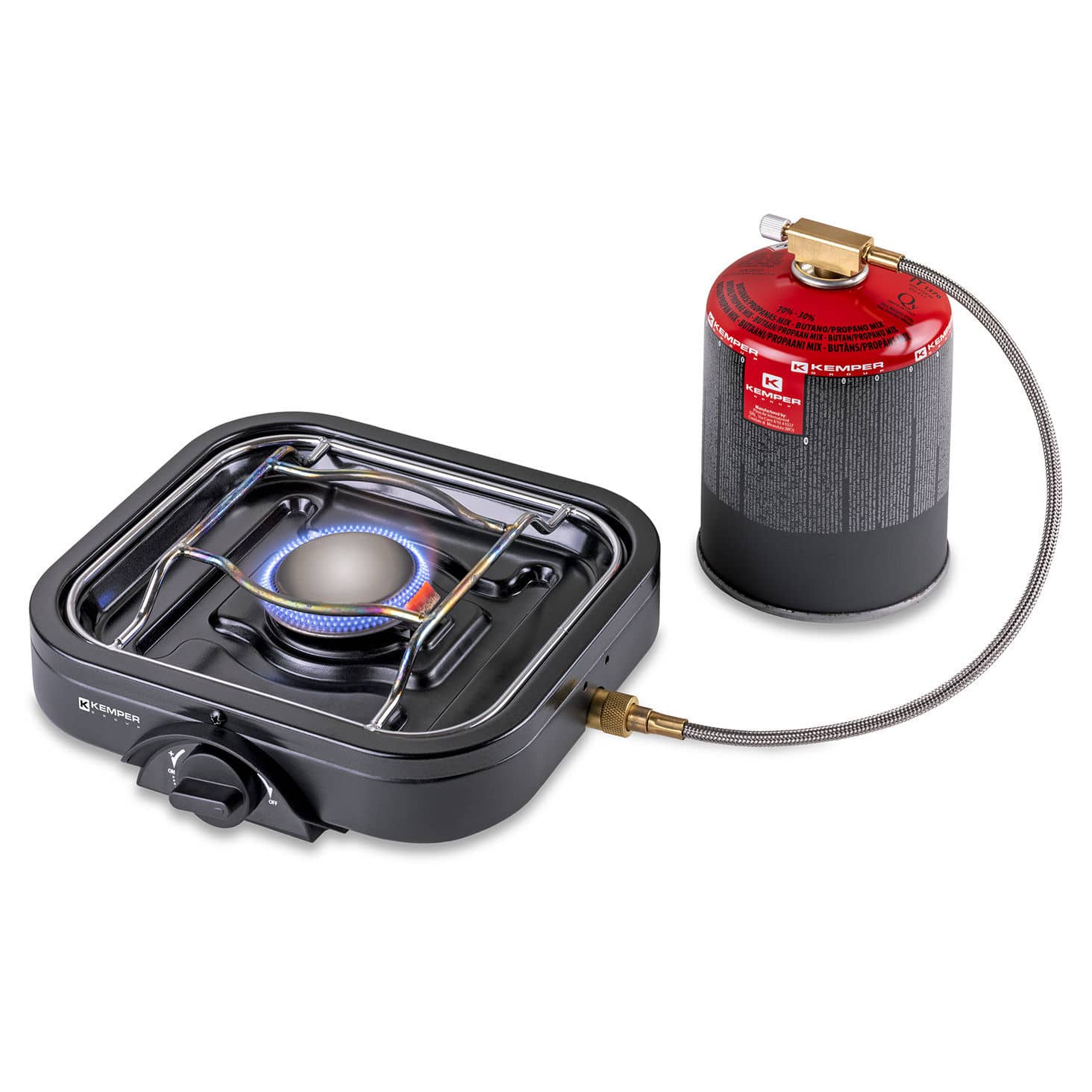 Réchaud à gaz - 10498 - Kemper - professionnel / 1 foyer / à poser