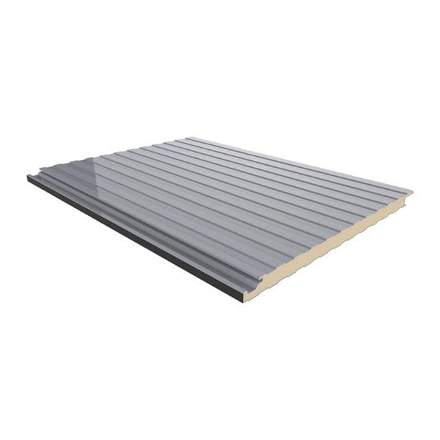 Panneau sandwich isolant pour mur - Outside - Panel Sándwich Group - face métallique / âme en ...
