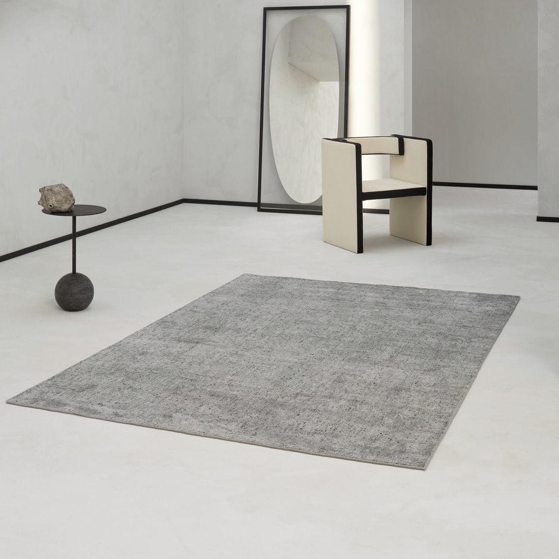 Tapis contemporain - ALVA - LINIE DESIGN A/S - uni / en laine / en viscose