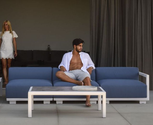 Canapé modulable - VICTUS - 10Deka - contemporain / de jardin / en tissu