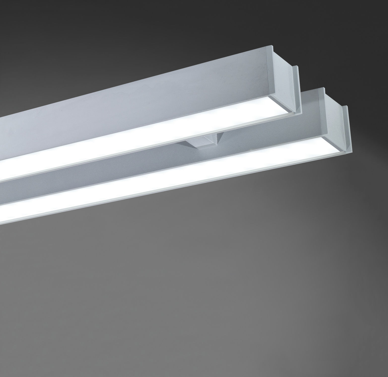 Luminaire suspendu - QUAD - PLEXIFORM - apparent / à LED / fluorescent