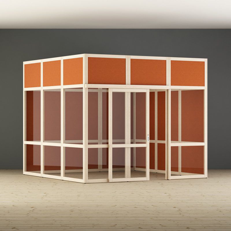 Cloison fixe - EUROPOROOM - GLIMAKRA - coulissante / vitrée / en MDF