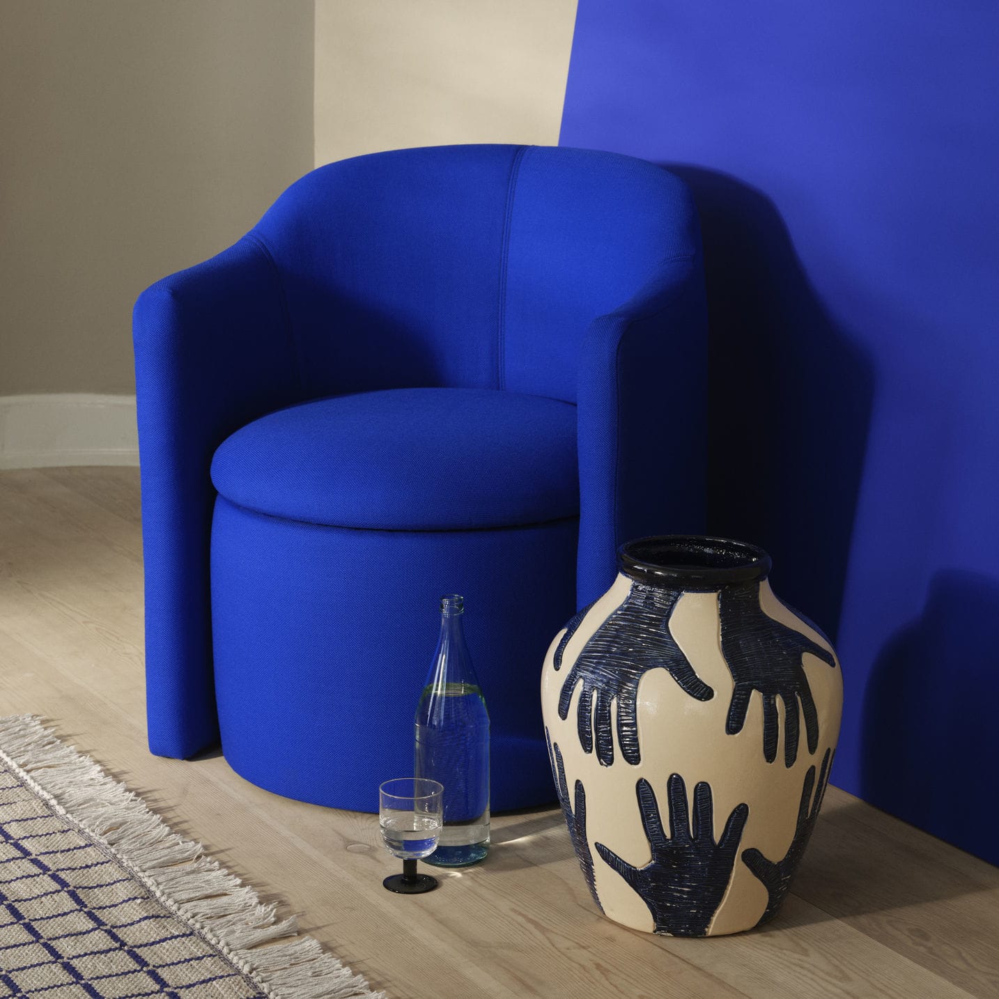 Vase contemporain - MIME - broste - en céramique / fait main / à poser ...