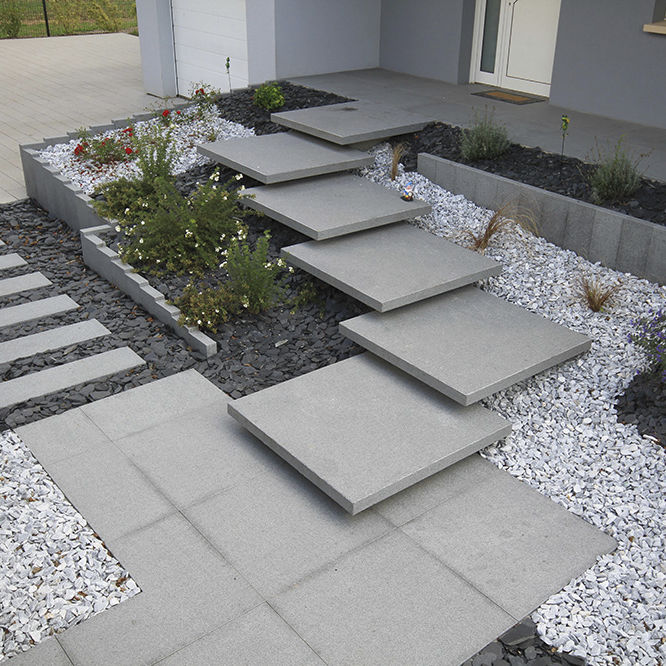 Marche en pierre naturelle - JERSEY - Bauma-stone - en granit