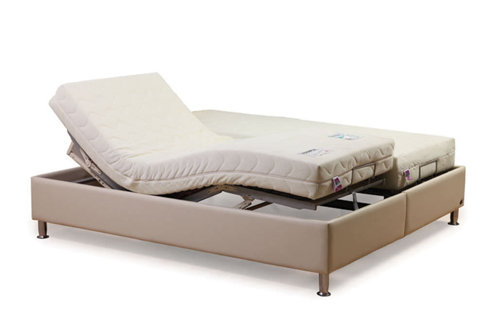 Sommier double - MOTOR DRIVEN BED SET - ISBIR - à lattes / inclinable