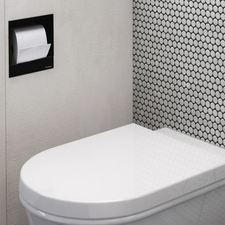 Porte-rouleau WC encastrable - TCL-14-A - ESS Easy Drain - en acier ...