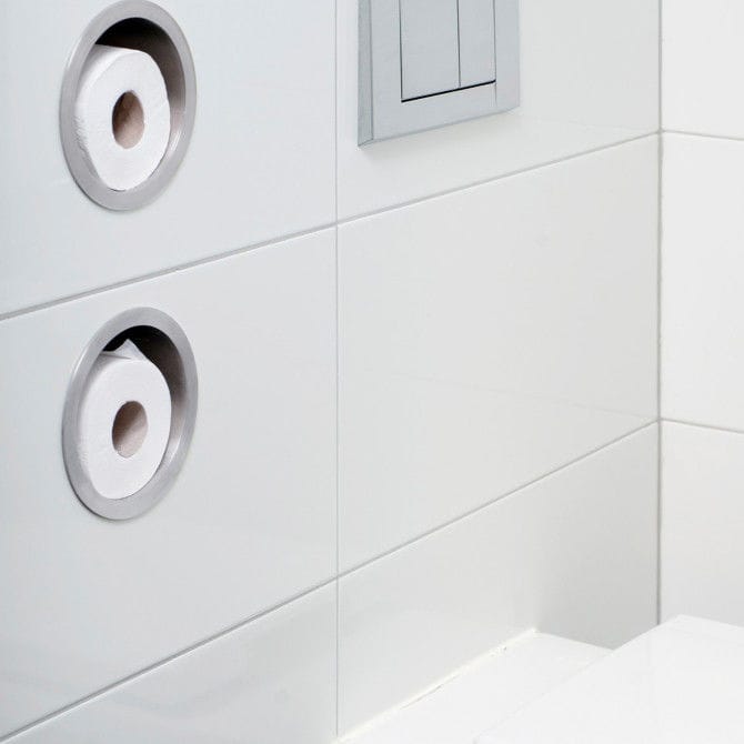 Porte-rouleau WC mural - TCL-3 - ESS Easy Drain - encastrable / en inox ...