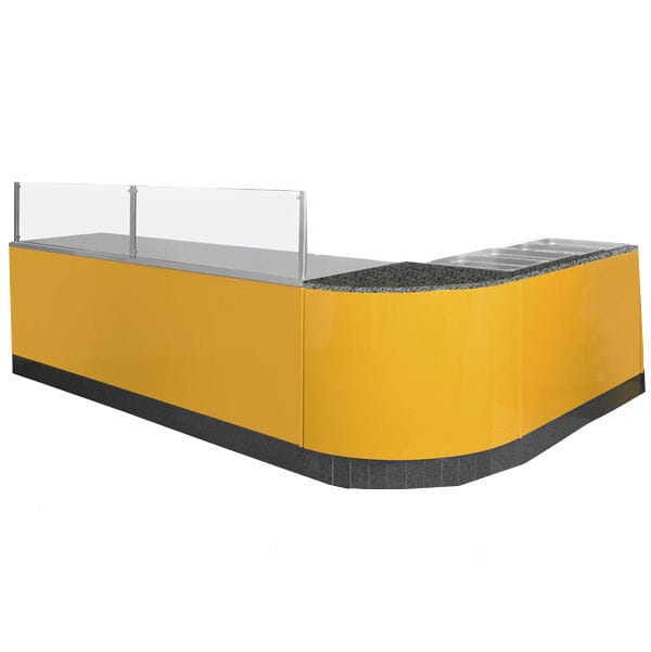 Comptoir de bar - SUN - Jimo Cooling Technology - en inox / en granite ...