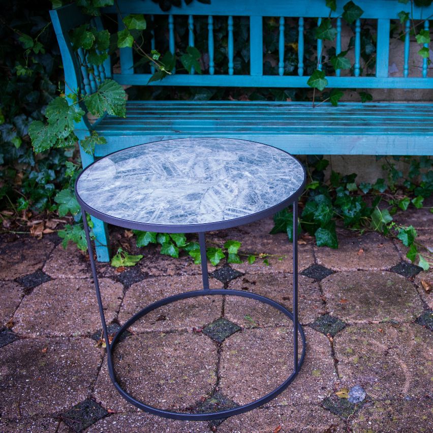 Table d'appoint contemporaine - SKU 169 - Unik - en pierre naturelle ...