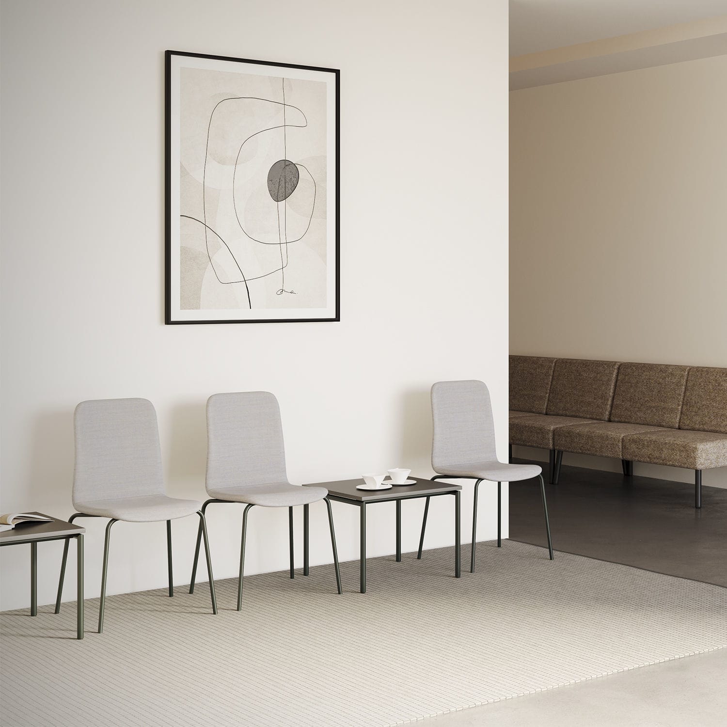 Chaise visiteur contemporaine - VAPAA - Nowy Styl - en tissu / avec ...